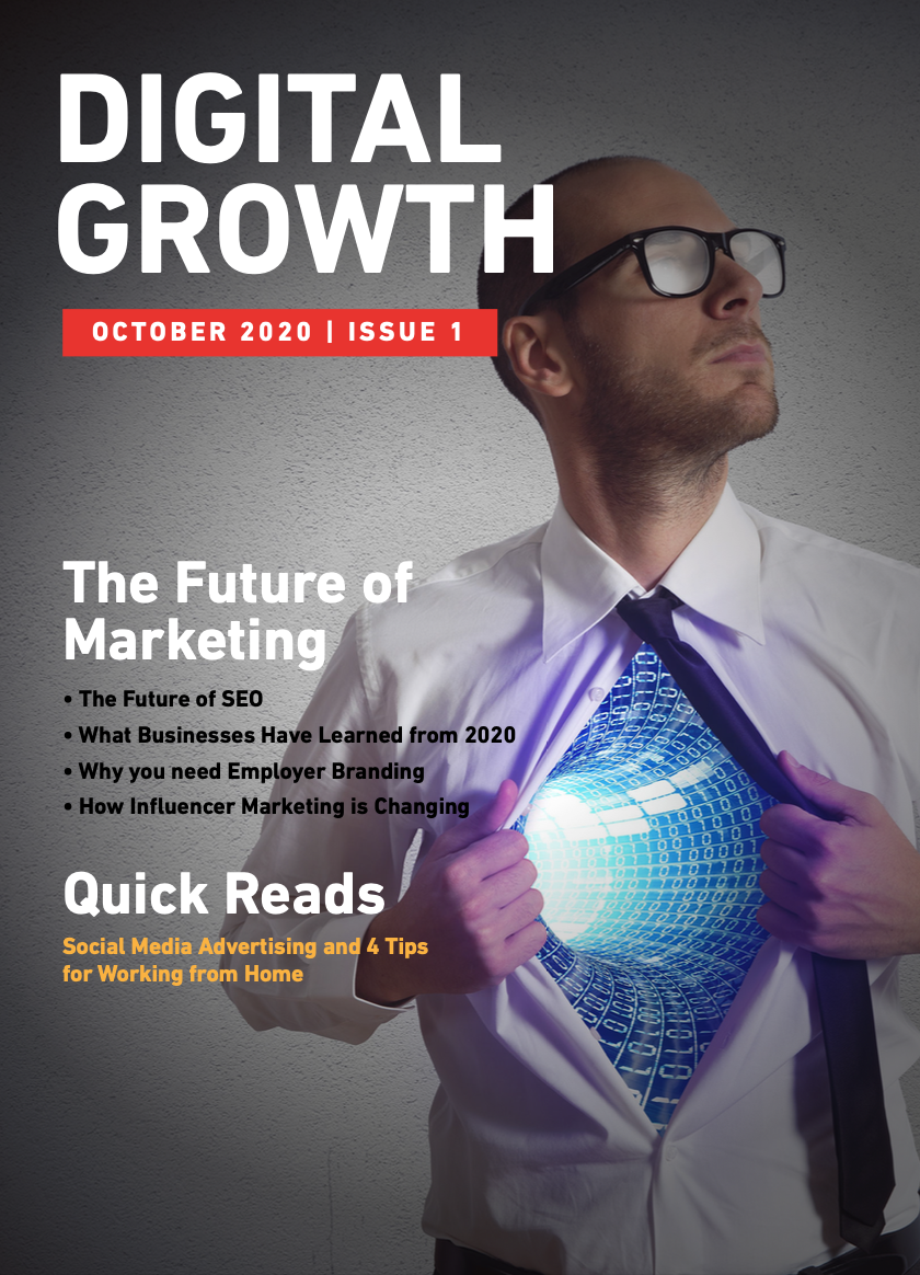 Digital Growth Magazine - Sign up page